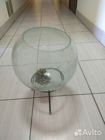 Винтажный, старинный аквариум из прошлого