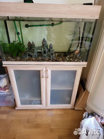 Аквариум 115 литров AquaPlus, тумба, фильтр и др